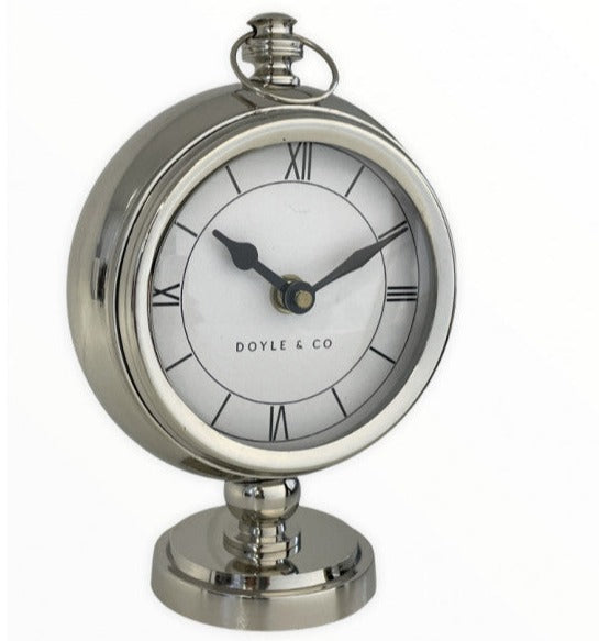 Small Doyle & Co Round Mantle Clock – LUXE FURNITURE & HOMEWARES